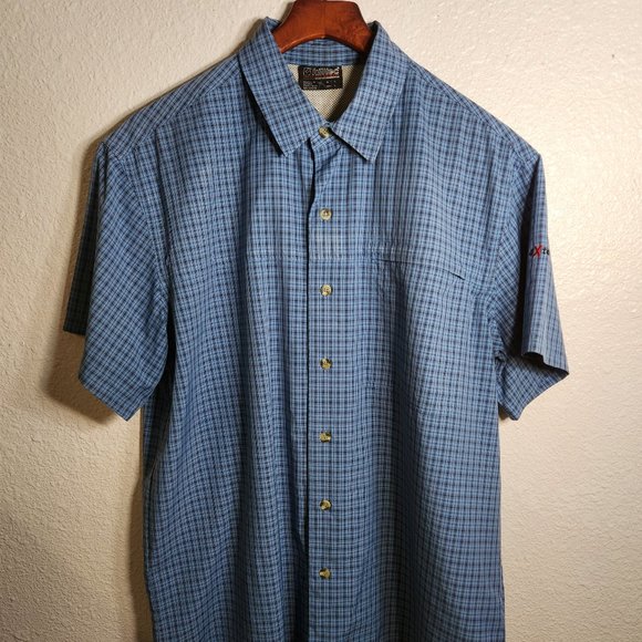 Killtec | Shirts | Mens Outdoor Wear Sz L Shirt Short Sleeve Button Up ...